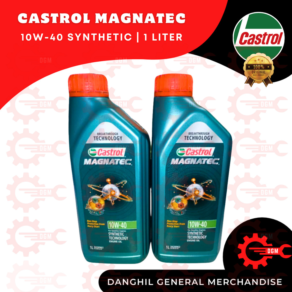 CASTROL Magnatec 10W-40 Synthetic Technology - 1 Liter | Shopee Philippines