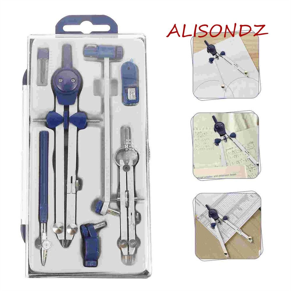 ALISONDZ Geometry Compasses School Supplies Professional Metal Teaching ...