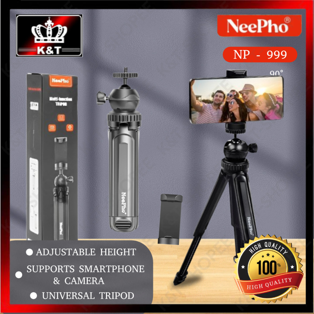Neepho NP-999 Phone/Camera Stand Premium Alloy Quality Super Light ...