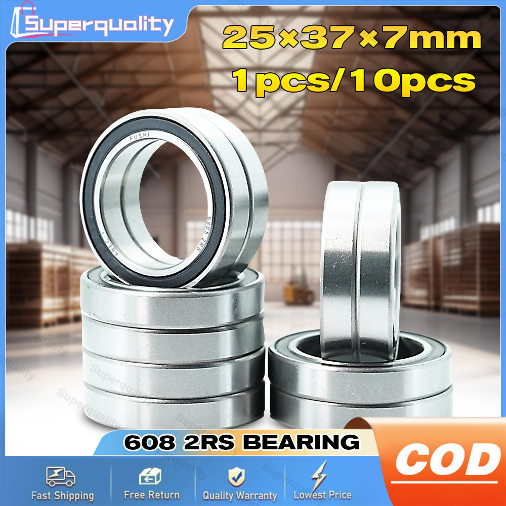 6805 2RS Bearing 25*37*7 mm ABEC-1 Metric Thin Section 6805 Ball ...
