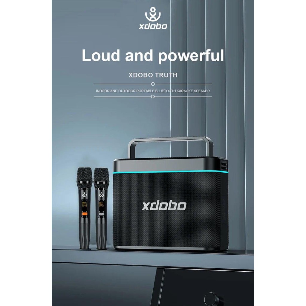 Xdobo Truth 200W Wireless Karaoke Bluetooth Speaker Outdoor Boombox ...