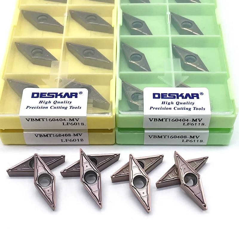 10pcs High Quality External Turning Tools VBMT110304 VBMT110308 VBMT160404 VBMT160408 MV LF6018 ...