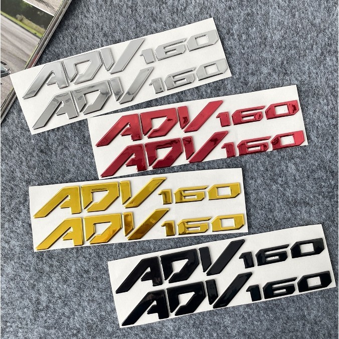 1 Pair Honda Adv160 Emblem 3D PVC Logo Sticker Honda Adv160 Accessories ...