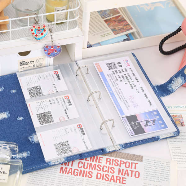 photocard binder Hole Cowboy Ticket Collection Ticket Collection Book ...