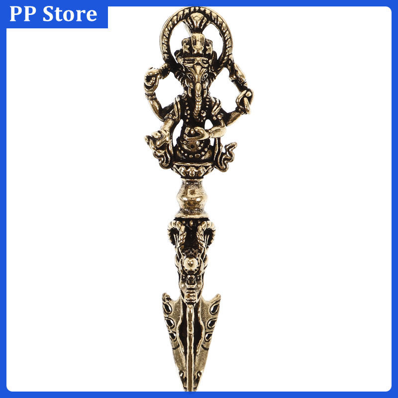 Nine-branch Vajra Pestle Retro Decor Metal Craft Multipurpose Locket ...