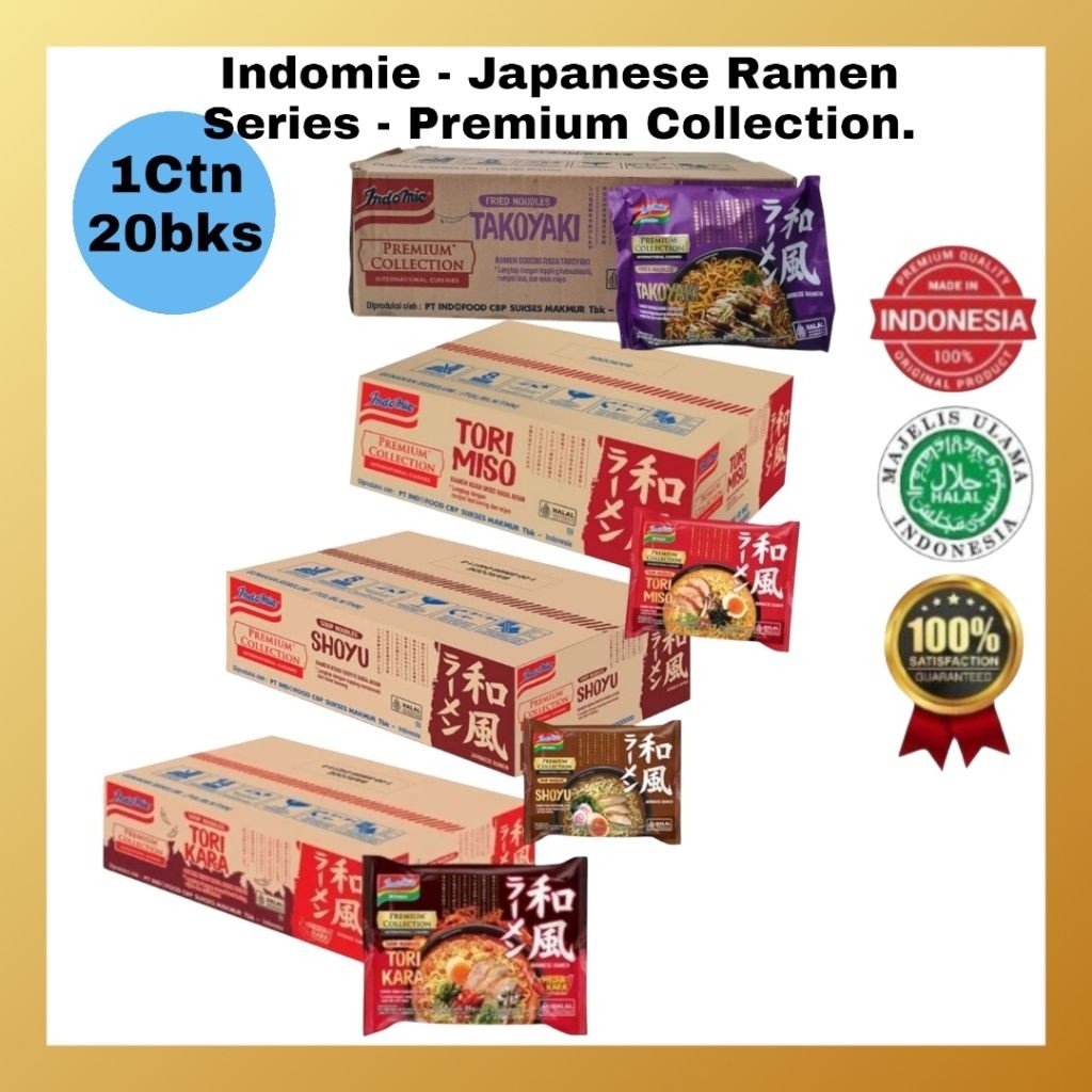 Indomie - Japanese Ramen Series - Premium Collection/price for one ...