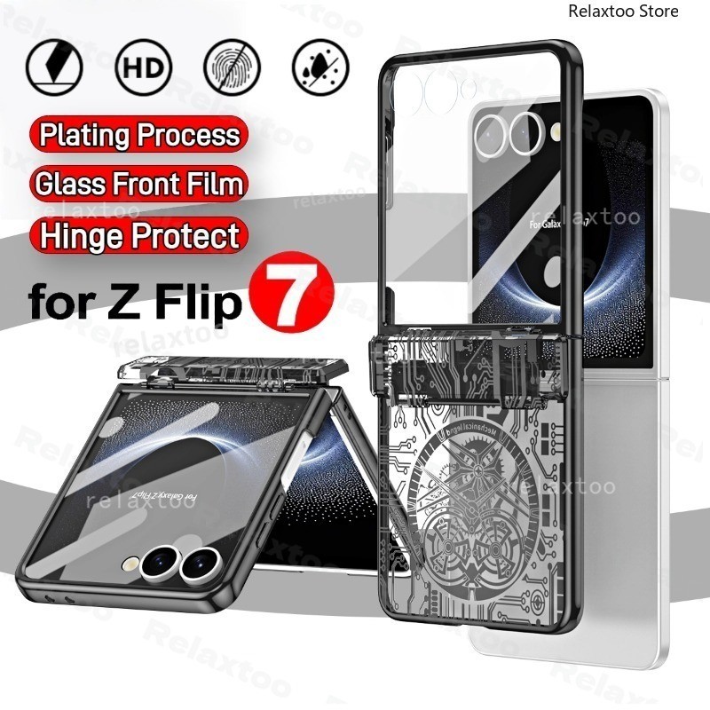 With Screen Protect Glass Film Casing For Samsung Galaxy Z Flip 7 5G ...