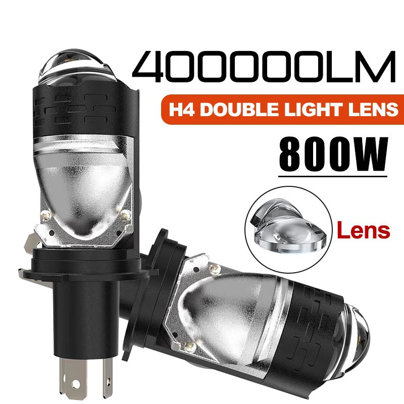 H4 LED Headlight Bulbs 600% Brighter Plug & Play 800W 400000LM Double ...