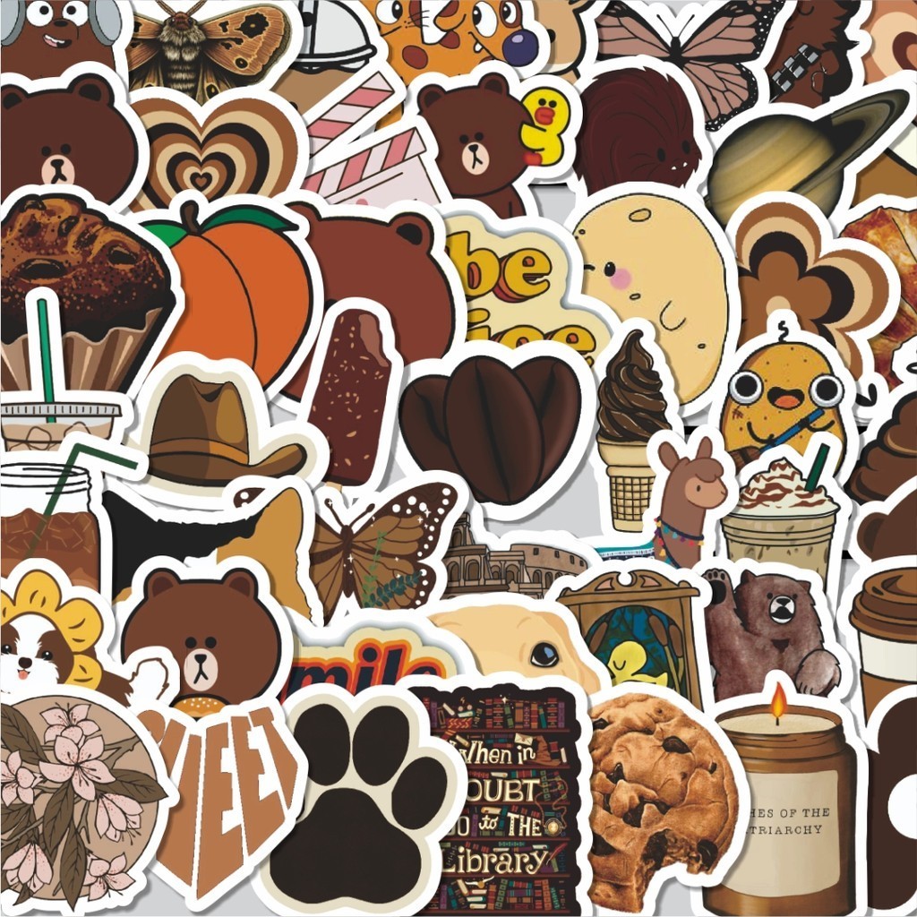 100Pcs Aesthetic Tumbler V2 Stickers Cutting Pack Stickers Cute Cool ...