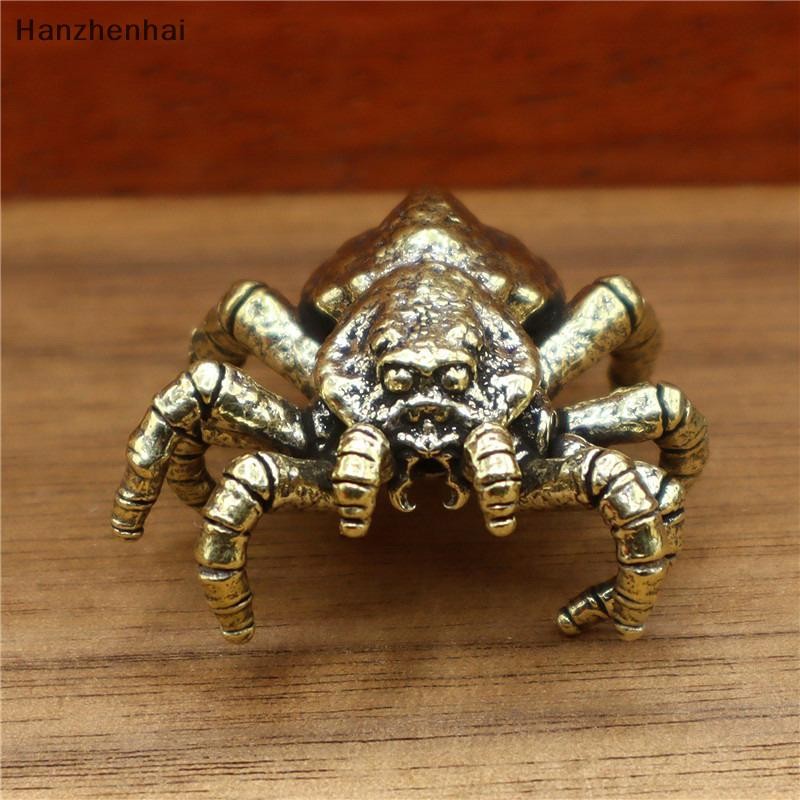 Hanzhenhai Brass Horror Spider Trick Toy Unicorn Beetle Bug Insect ...