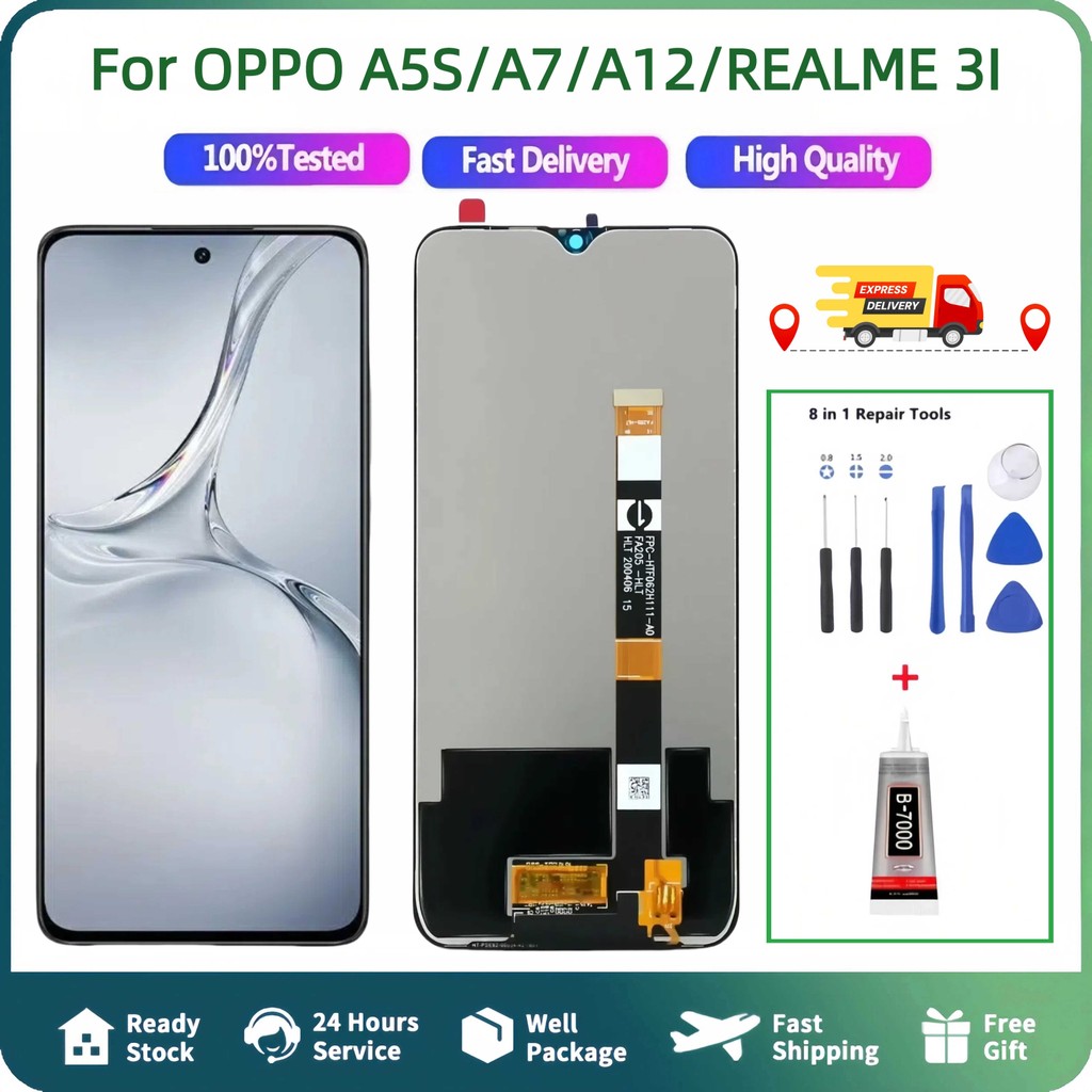 LCD For OPPO A5S / A7 / A12 / A12S/ REALME 3/REALME 3I/A7n LCD Touch ...
