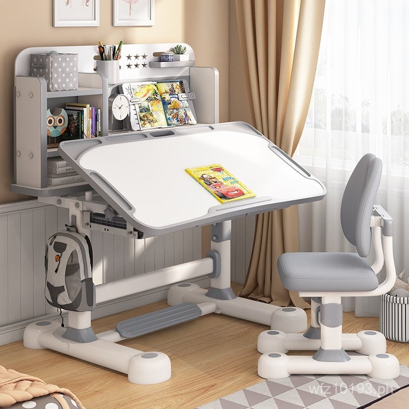 Student Study Desk Set Graffiti Desk and Chair Set Home Writing Desk ...