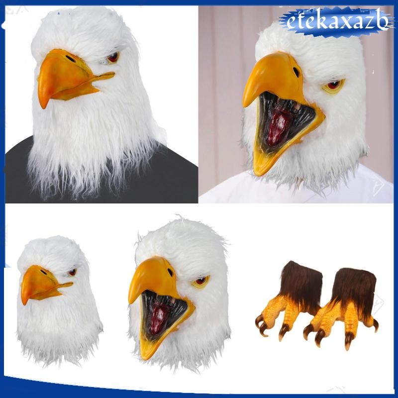[etekaxazb] Eagle Bird Cosplay Props Eagle Mask for Festival Costume ...