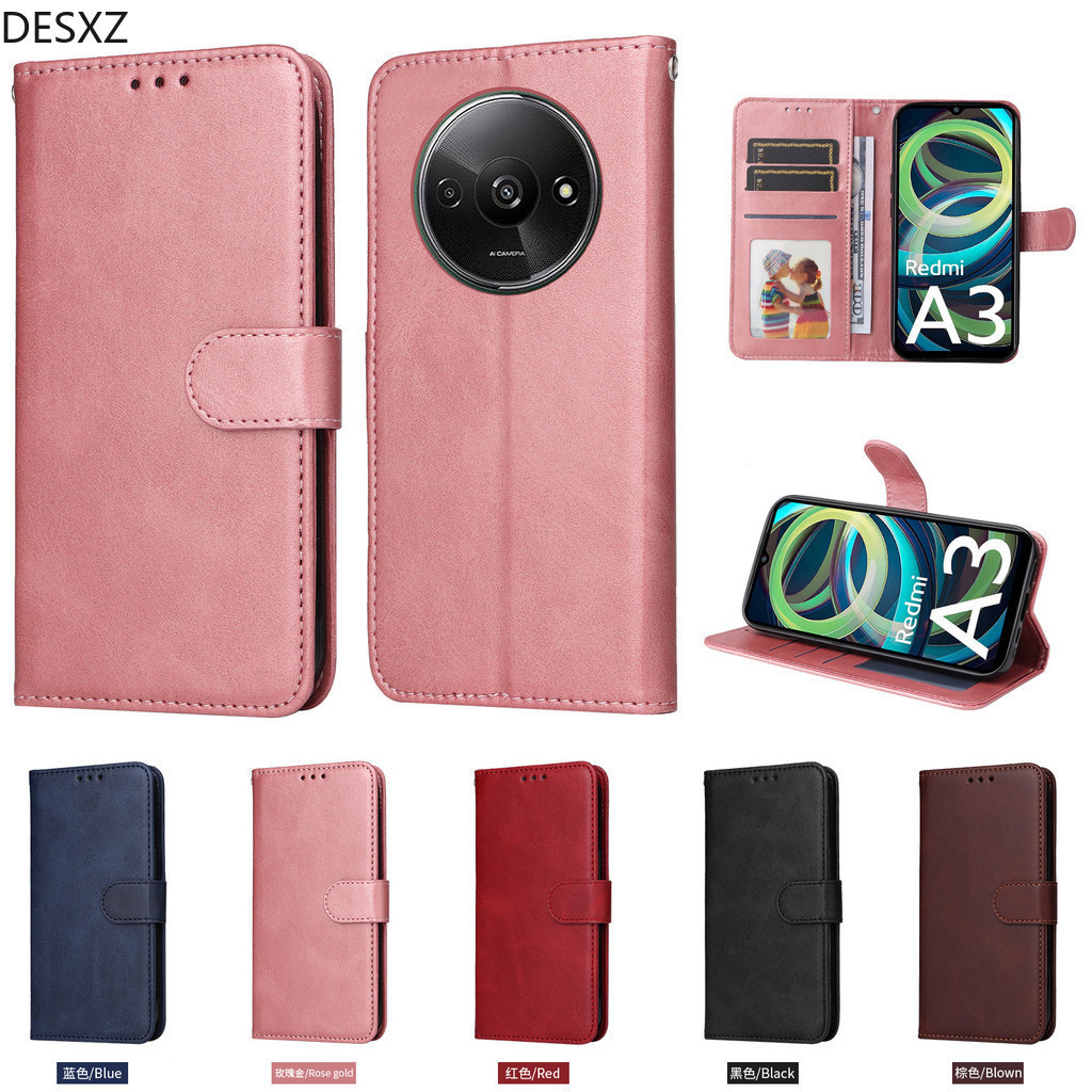 Flip Wallet Casing Redmi 13 4G Redmi Note 13R 5G Xiaomi POCO M6 4G ...