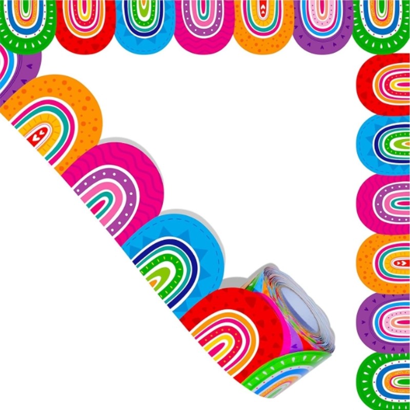 【CH】 10m Lovely Border Trim Colorful Bulletin Board Borders for ...