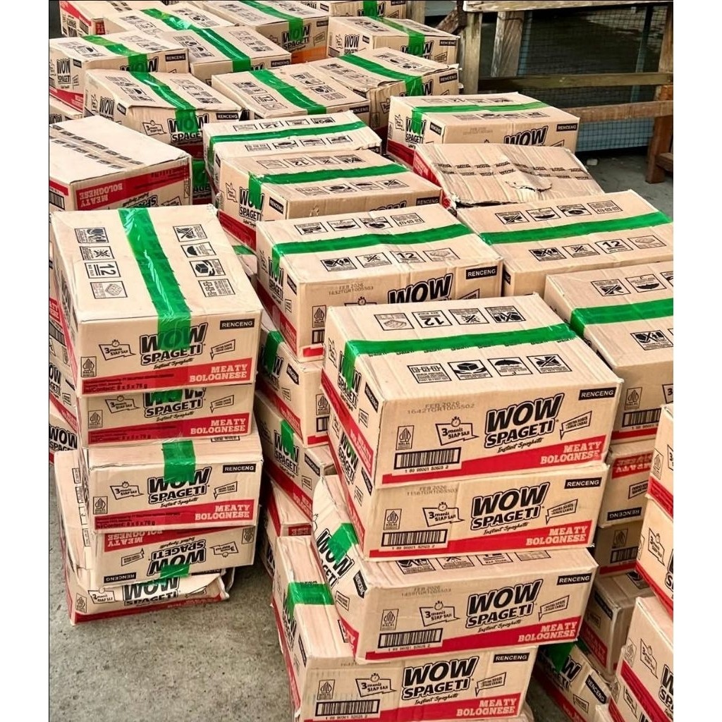 Wow Spaghetti instant Spaghetti 75g-88g pack/ price for one carton ...