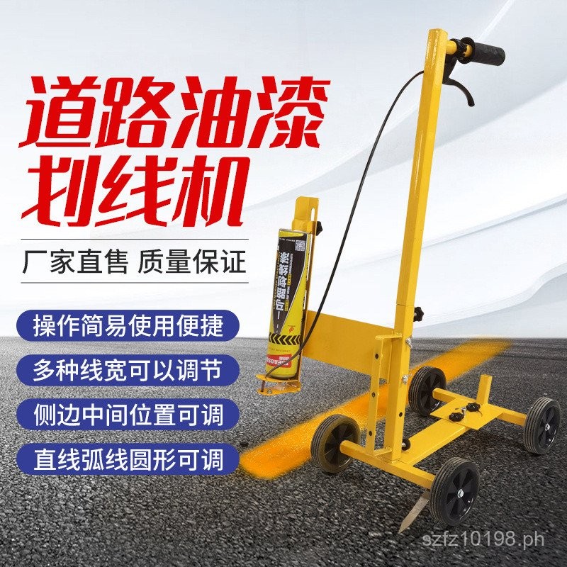 Simple Paint Line Marking Machine for Ground Marking, Straight Lines ...