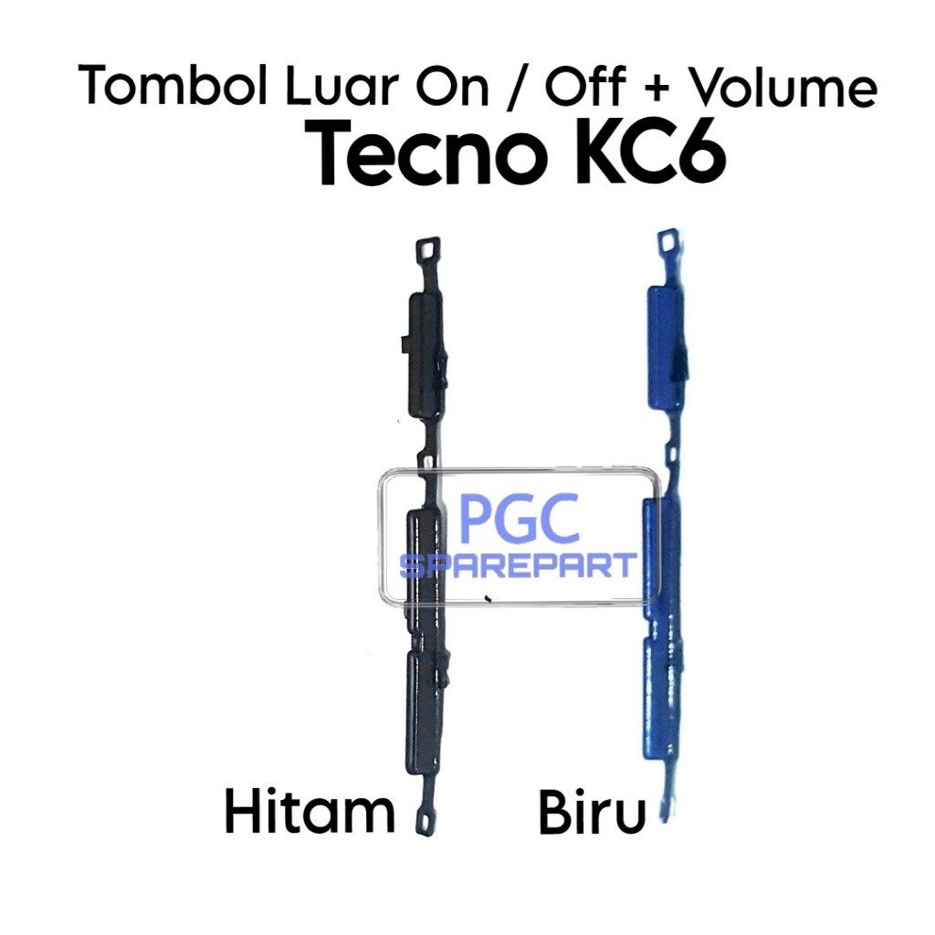 TOMBOL [LW] 1 Set Power On Off Outer Buttons + Tecno KC6 Volume ...