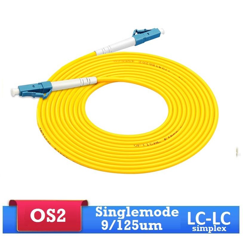 LC LC simplex patchcord fiber optic singlemode 1 meter | Shopee Philippines
