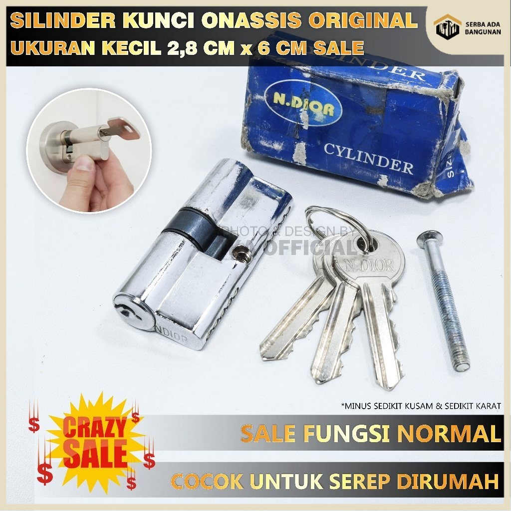 SAB CRAZY SMALL contains Small Child Door Lock Cylinder / Small Lock ...