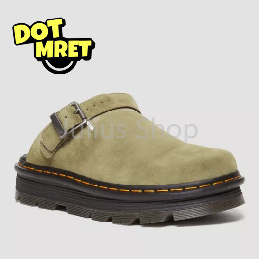 Dotmret Martin ZebZag Men's Outdoor Half Slippers Leather Suede ...