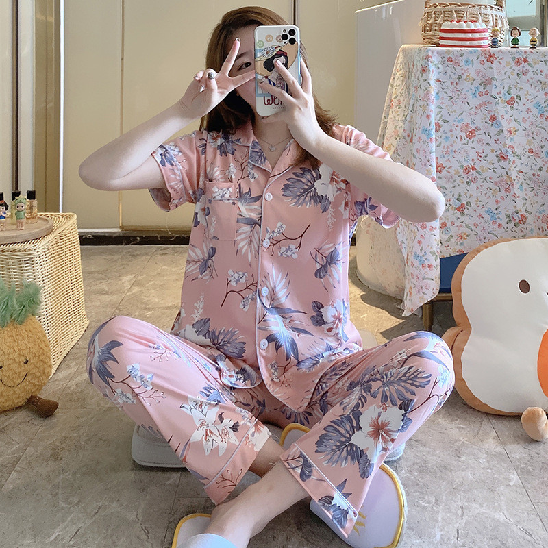 Pajama terno for women pantulog set sleep wear ladies gown wear korean ...