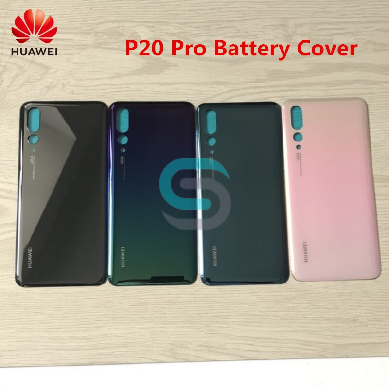 Huawei P20 pro Glass Housing Cover Replacement Back Rear Door Battery ...