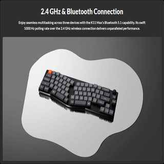 Keychron K11 Max QMK/VIA Wireless Custom Mechanical Keyboard | Shopee ...