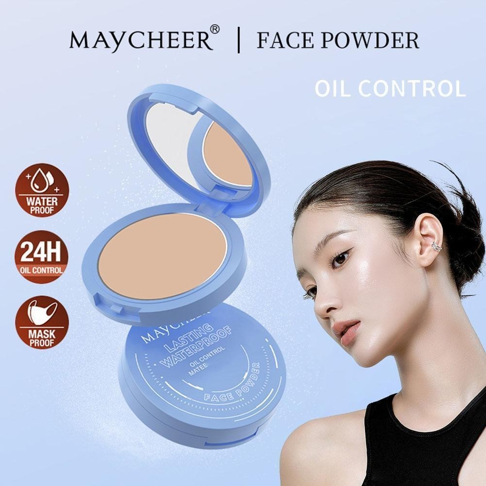 No Makeup Off Powder Silk Soft Mist Powder Cake Long-lasting Waterproof ...