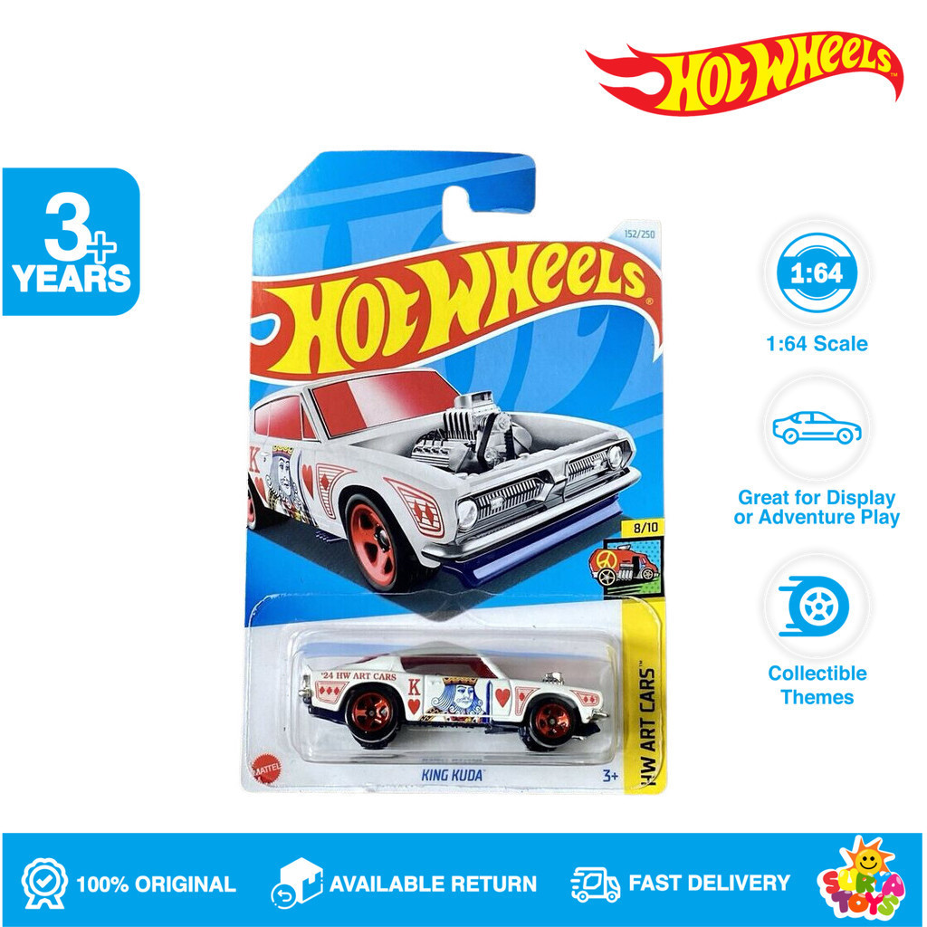 Hot Wheels King Kuda White Lot H 2024 | Shopee Philippines
