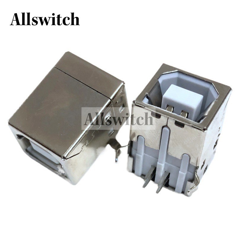 10/5Pcs USB-B Socket USB B Type Socket USB Square Connector for Printer ...