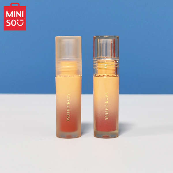 lip oil lip tint MINISO Flower Little Milk Jelly Lip Glaze Women's ...