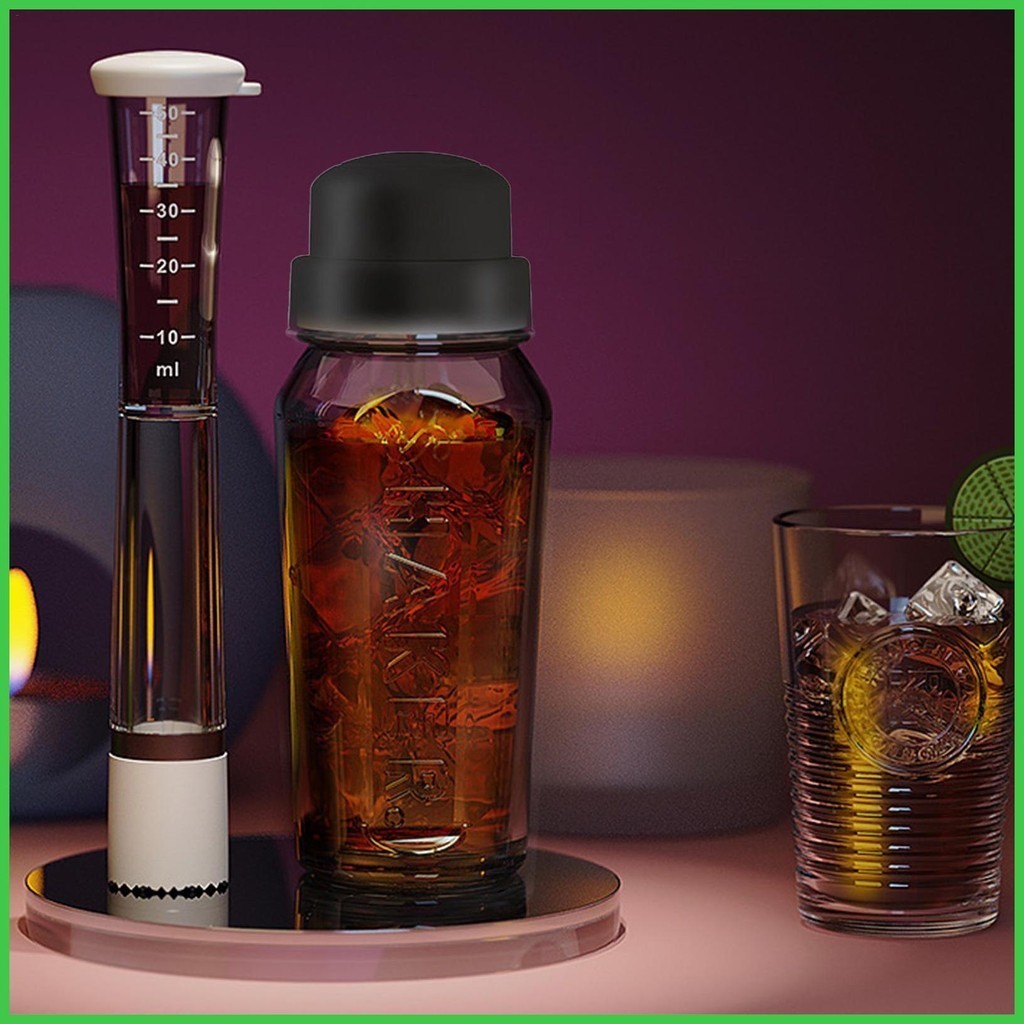 Shaker Set Bartender Kit Cocktail Shaker Hand Drink Mixer Bar Mixing ...