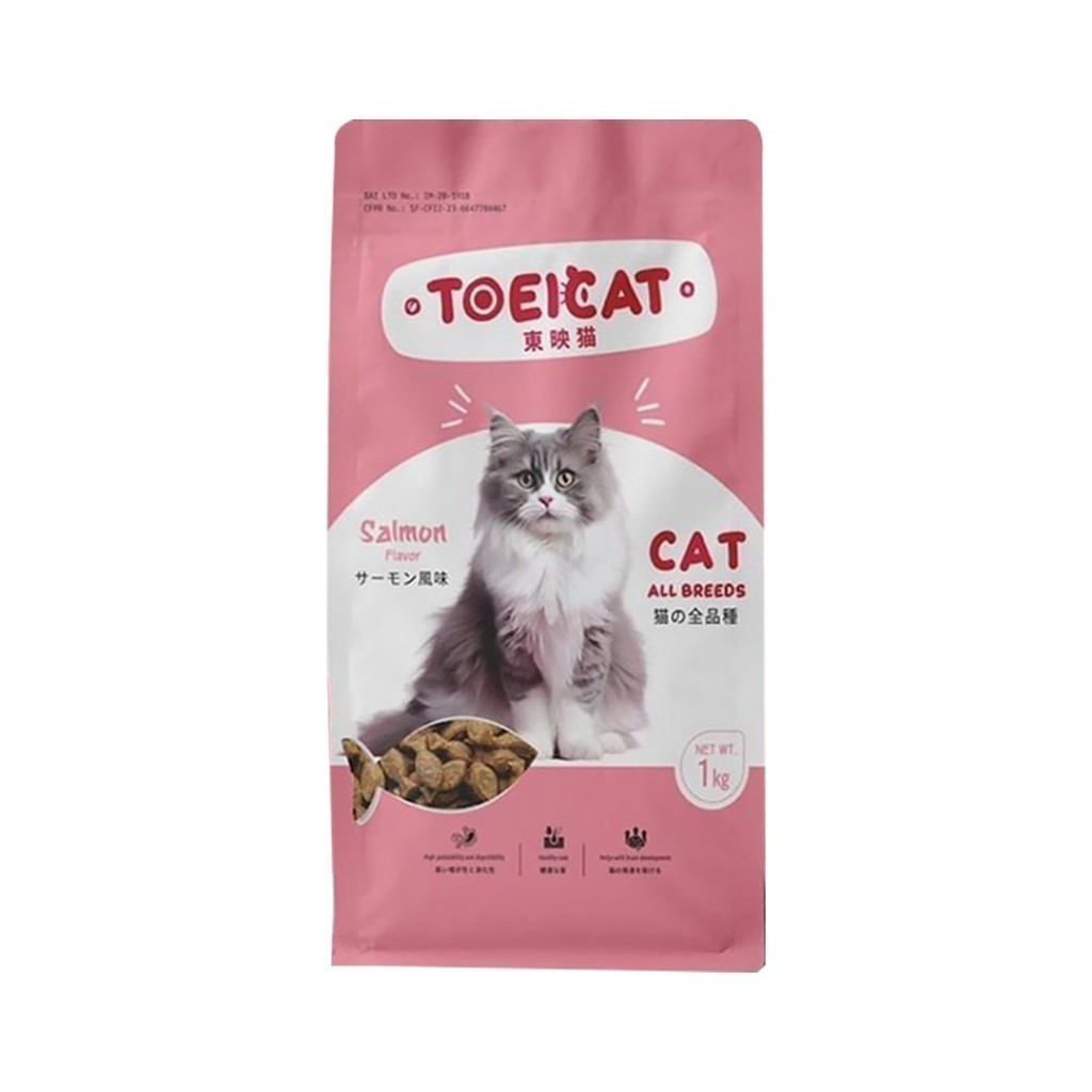Toei Cat Dry food - All Stages (Salmon) Repacked 1kg | Shopee Philippines
