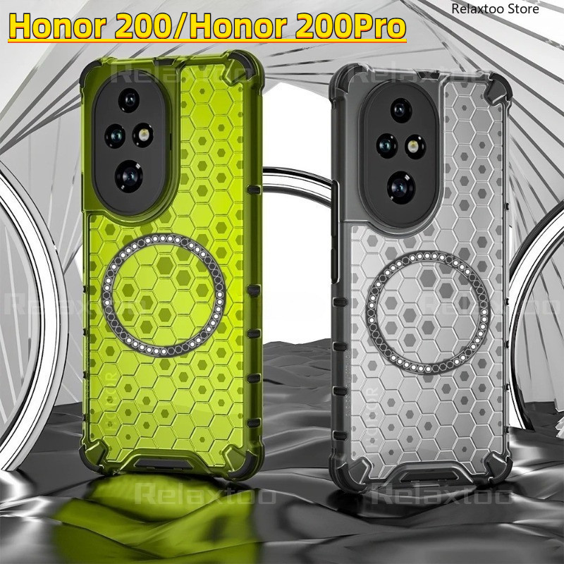Honor200 2024 Clear Magnetic Casing For Honor 200 Pro Smart Lite 200Pro ...