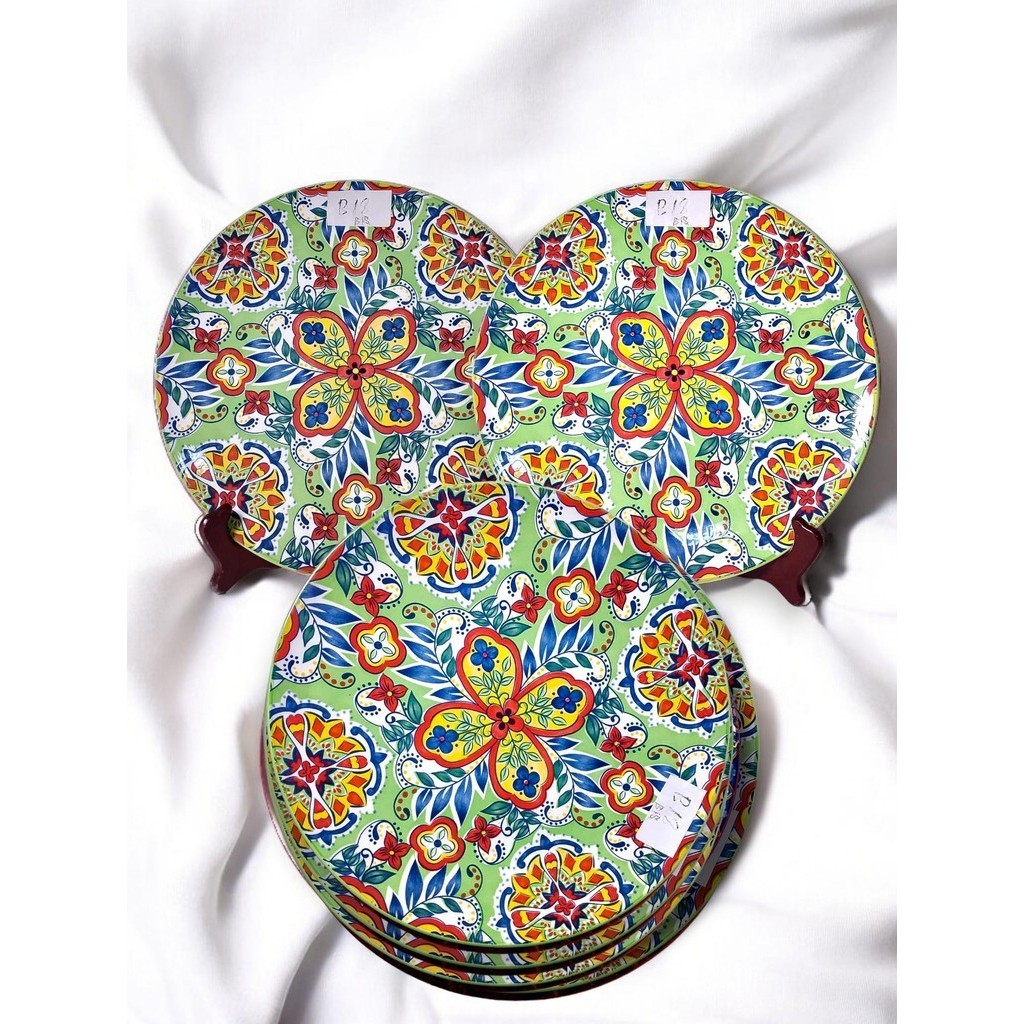 6pcs set Bundle Ceramic Vintage Moroccan Tableware Dinner Salad Dessert ...