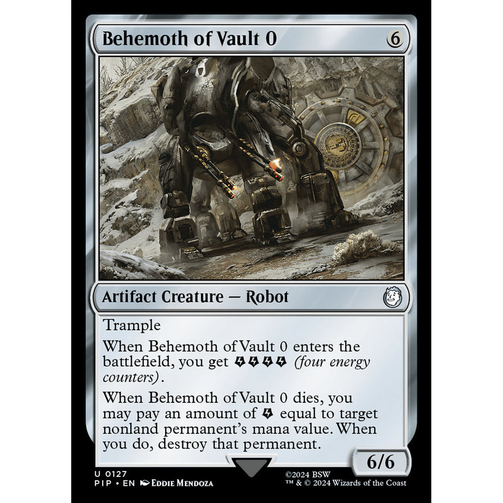Behemoth of Vault 0 [Fallout] | Shopee Philippines