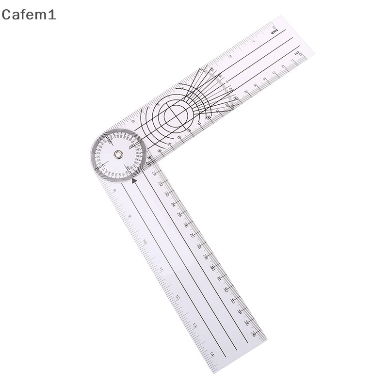 Cfph 1PC Multi-Ruler Goniometer Angle Spinal Ruler 360 Degree Measuring ...