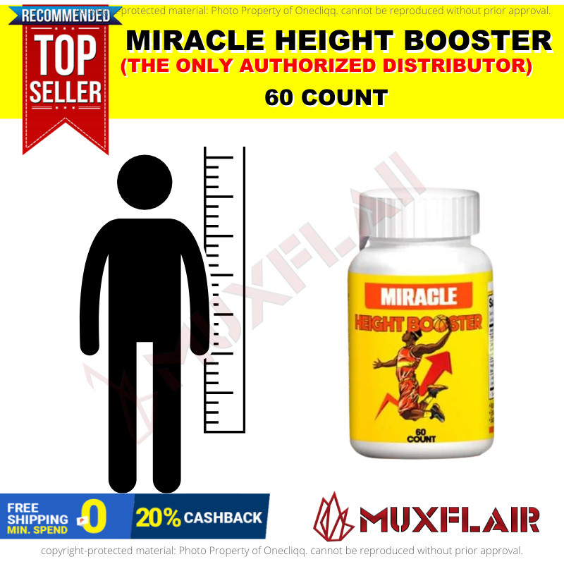 Miracle Height Booster Supplement Made in US 60 Softgels Tablets ...
