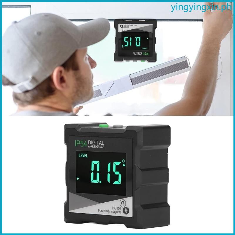 YIN Digital Level Angles Gauge 360 Electronic Protractor Magnetic ...