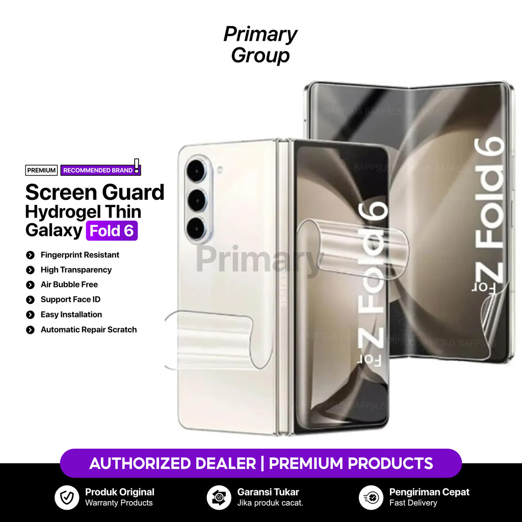 Screen Protector Samsung Galaxy Z Fold 6 Fold6 Hydrogel Whole Body ...