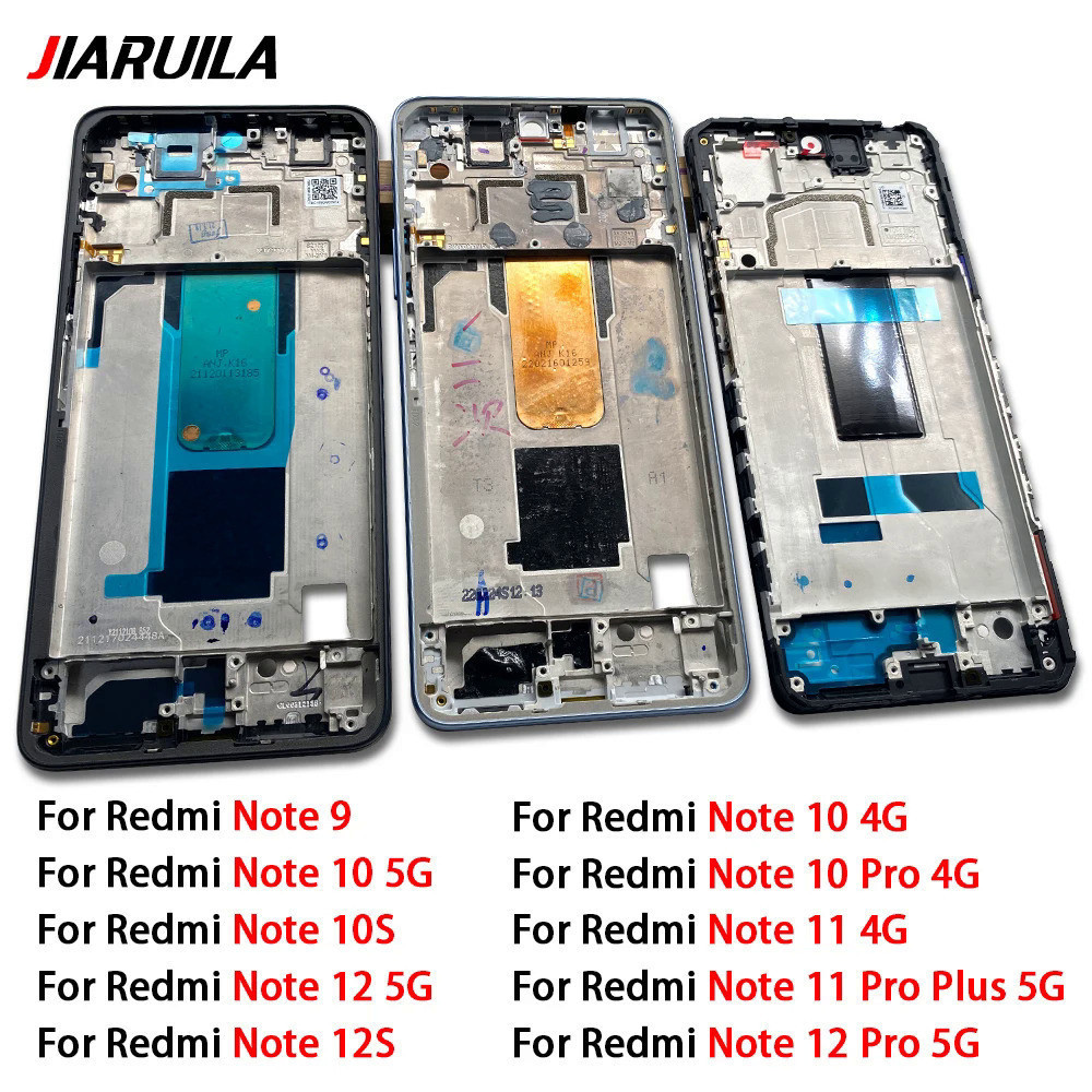 New Metal Middle Frame For Xiaomi Redmi Note 9 10S 10 11 Pro Plus 12S ...