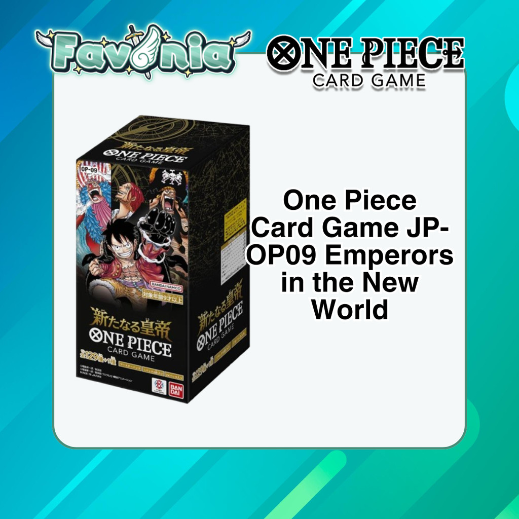 OPCG One Piece Card Game OP09 Emperors in the New World JP Booster Box | Shopee Philippines