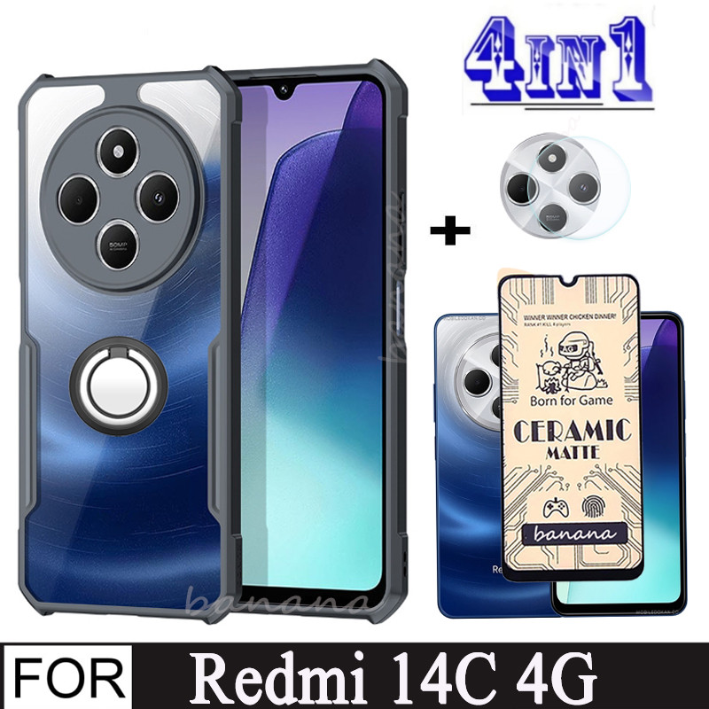 Redmi 14C Shockproof Phone Case for Xiaomi Redmi 13 13C 12C A3 4 in 1 ...