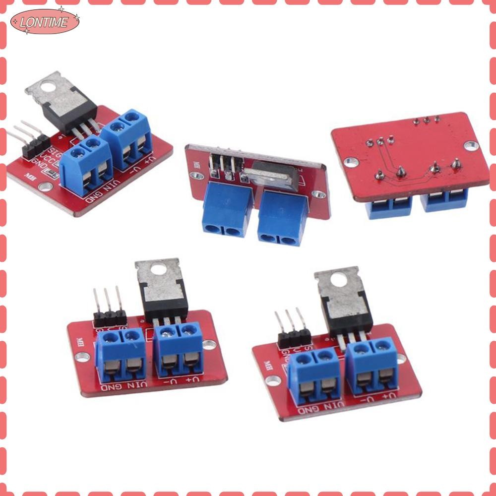 LONTIME STORE 5pcs MOSFET, IRF520 red Driver Module, Raspberry PI Button Drive for Arduino MCU ...