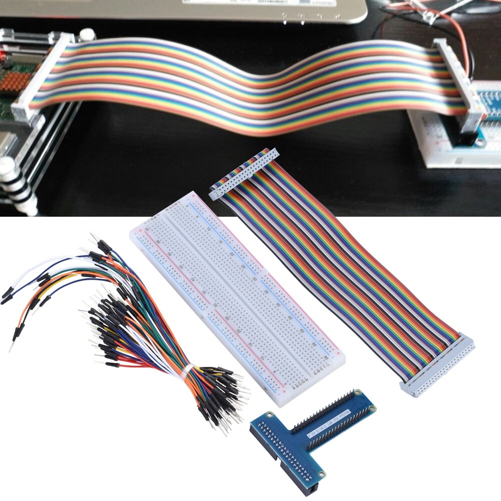 Bamaxis GPIO Extension Board + 40 Pin Cables Breadboard For 3B | Shopee ...