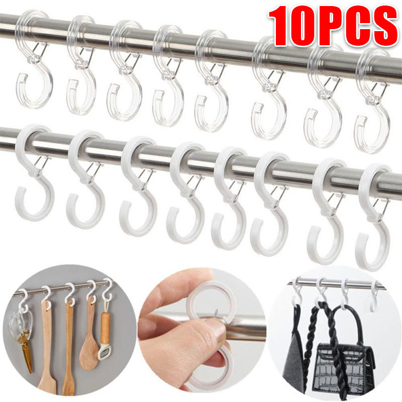 3/5/10Pcs Multi-functional S-Shaped Windproof Hooks / Heavy Duty ...