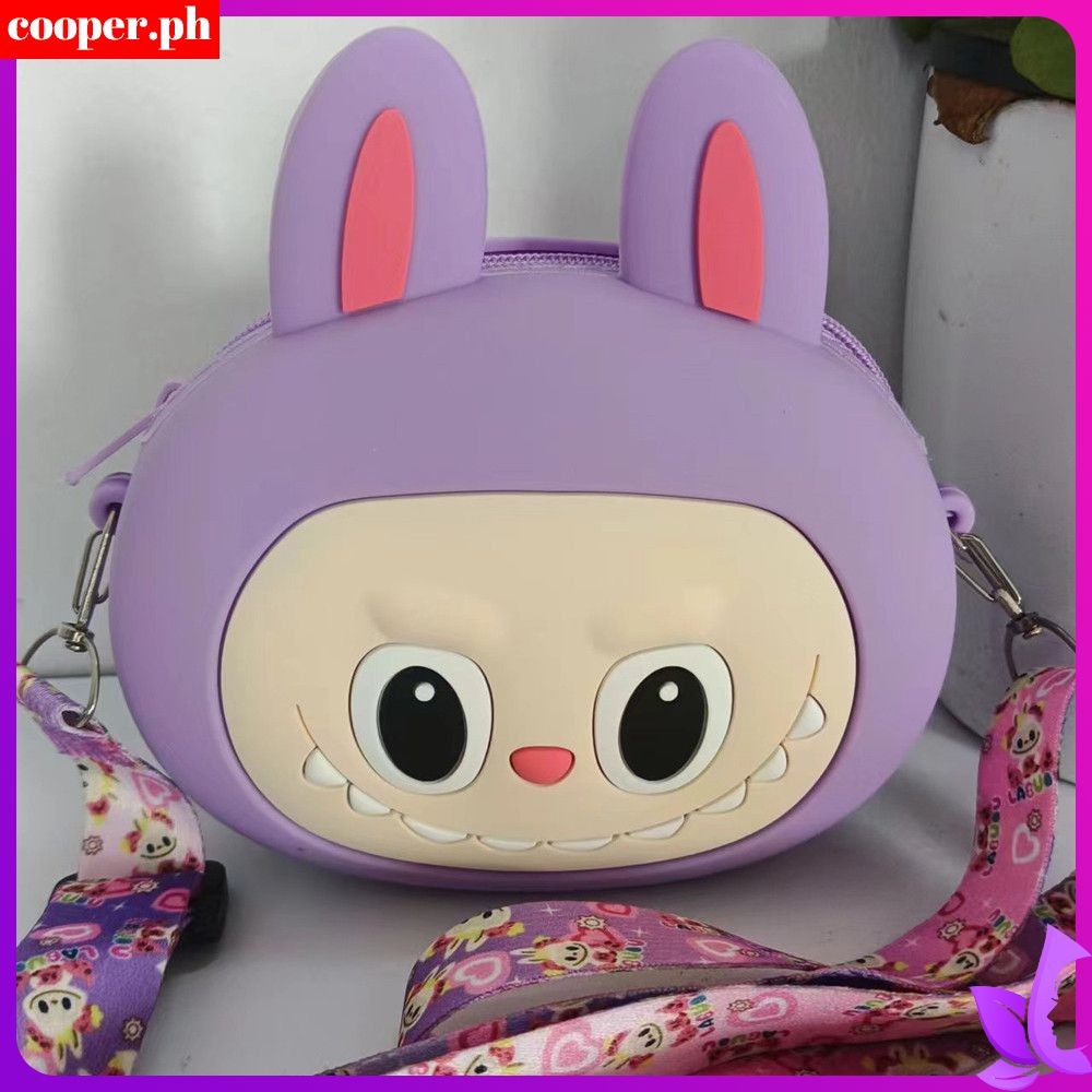 Fashion Color Cute Plush Labubu Bag Outdoor Labubu Crossbody Bag ...