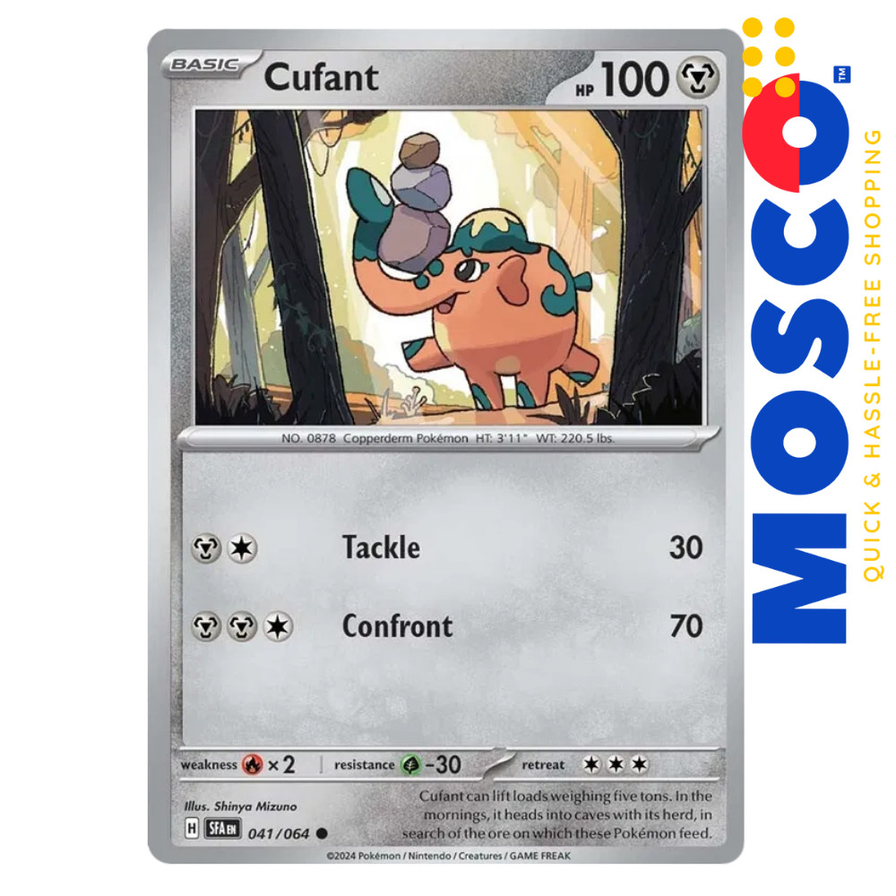Cufant - 041/064 Common Shrouded Fable | Pokemon TCG | Shopee Philippines