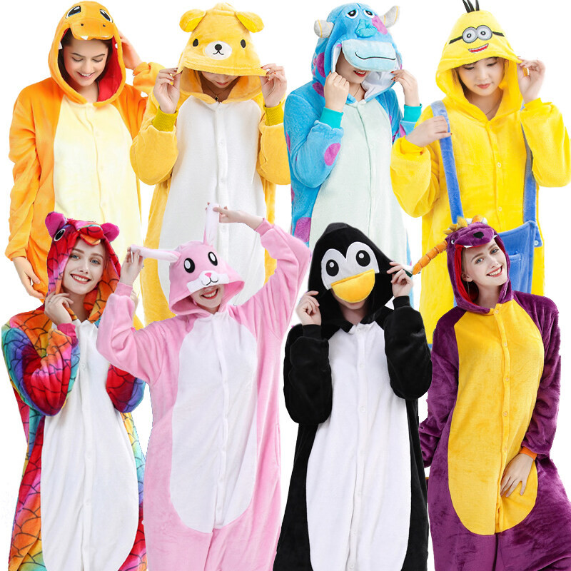 GG+Animal Kigurumi Rabbit Onesie Sleepwear Minions Cosplay Costume For ...